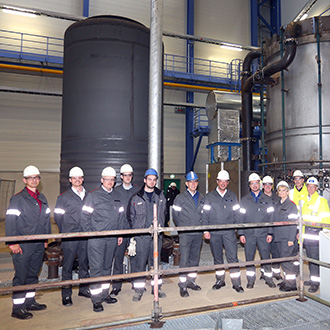 First coil through Krefelds new batch annealing line | Outokumpu